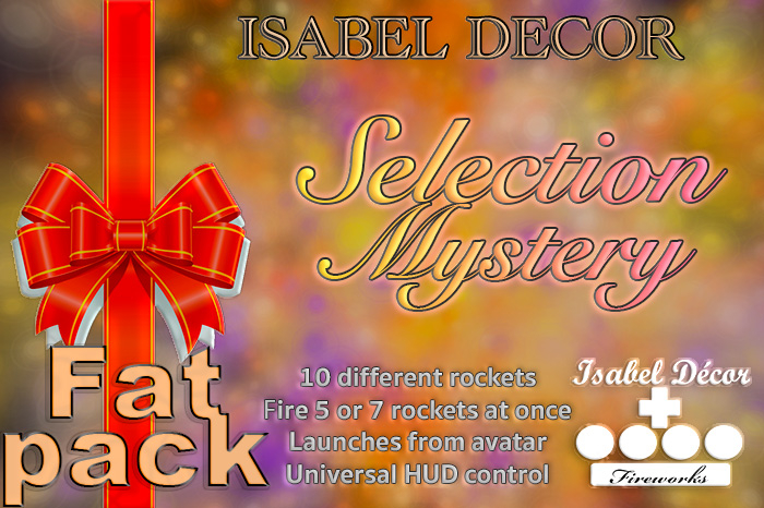 Second Life Marketplace - ISABEL DECOR Fireworks - SELECTION Mystery FATPACK